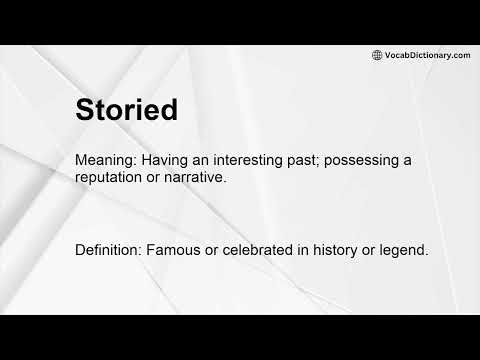 Storied Meaning