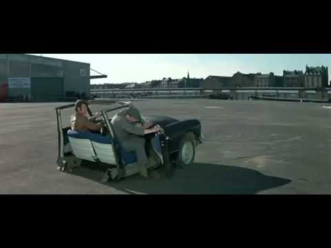Scène mythique du tournage du Cerveau, avec Jean-Paul Belmondo et Bourvil au Havre en 1969