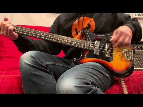 1960’s-1970’s Teisco Checkmate 30” Short Scale Electric Bass | Reverb