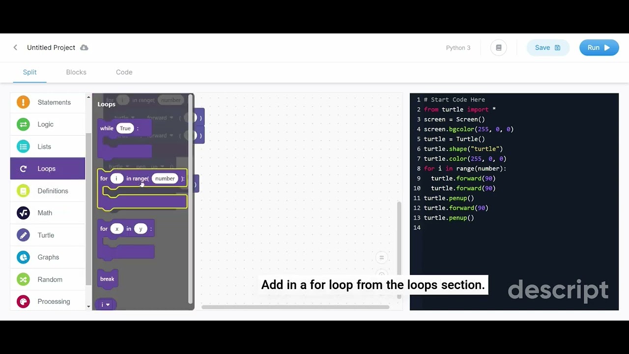 Learn Creating Multiple Designs without overlapping in Python using a Turtle.