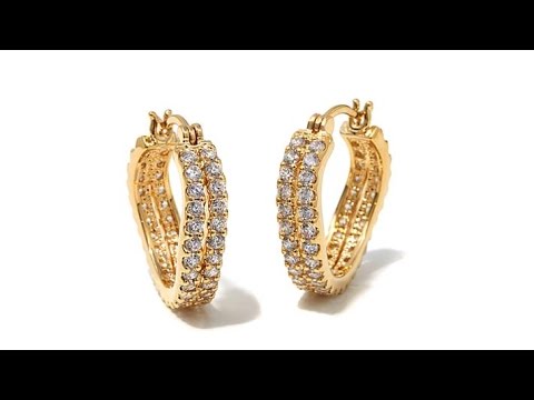 Real Collectibles by Adrienne "Classic" Hoop Earrings