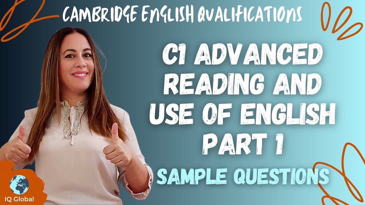 C1 Advanced Sample Questions | Reading and Use of English Part 1