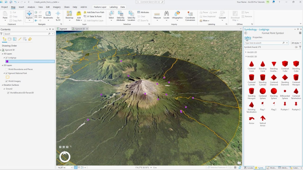 Create Points From a Table in ArcGIS Pro