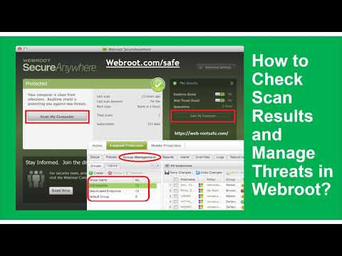 How to Check Scan Results and Manage Threats in Webroot?