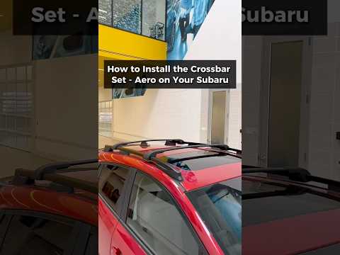 How to Install the Crossbar Set - Aero