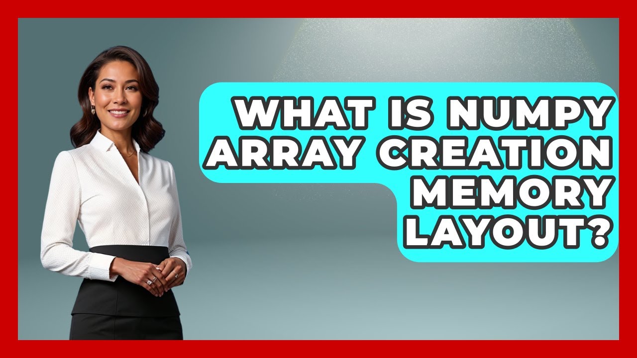 What Is NumPy Array Creation Memory Layout? - Python Code School