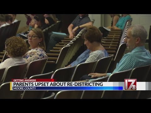 Some parents upset about Moore County school redistricting plans