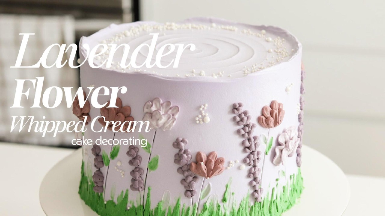 Lavender Floral Spring Cake | WHIPPED CREAM