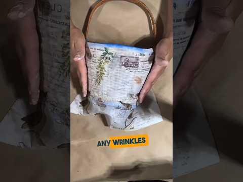 Upcycled Thrift Store Basket Using Roycycled Fall Botanical Decoupage Paper #roycycled #decoupage
