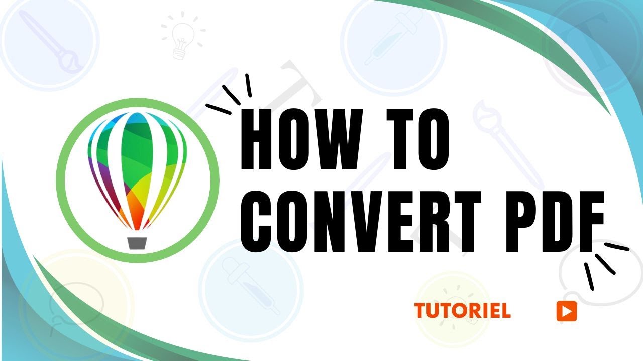 How to convert PDF to CorelDRAW file