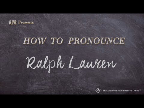 How to Pronounce Ralph Lauren (Real Life Examples!)