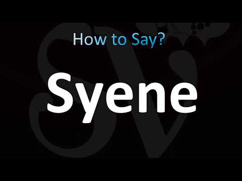 How to Pronounce Syene (CORRECTLY!)