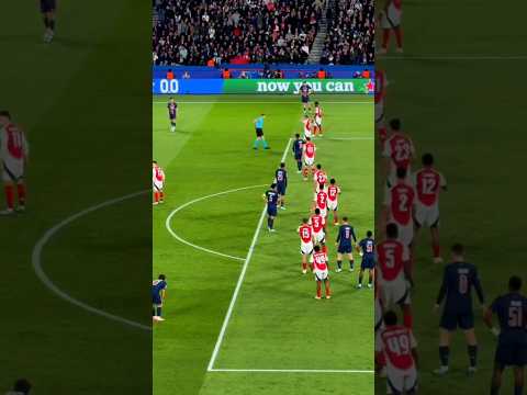 PSG vs Arsenal 2-1Fabian Ruiz abre o placar aqui no Parque!