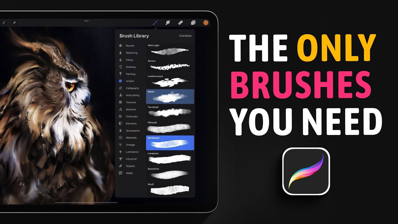 Top FREE Procreate Brushes | The Only Brushes I Use
