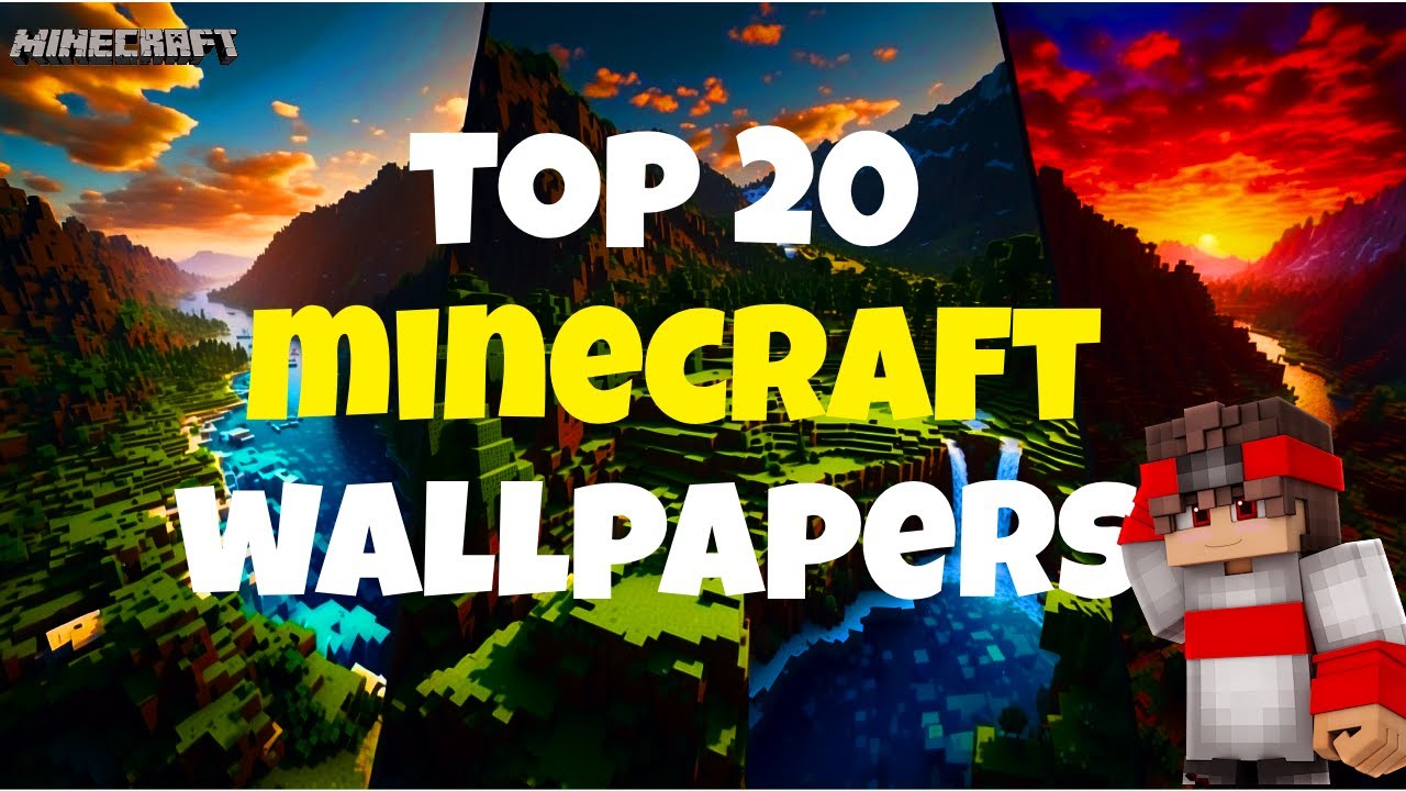 Top 20 Minecraft Wallpapers | Best 4K HD Backgrounds for Gamers! | Vayrith