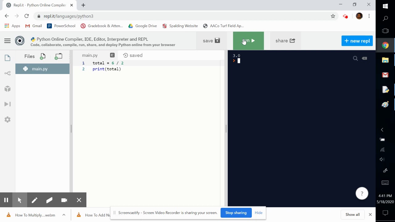 How To Divide Numbers | Intro To Python