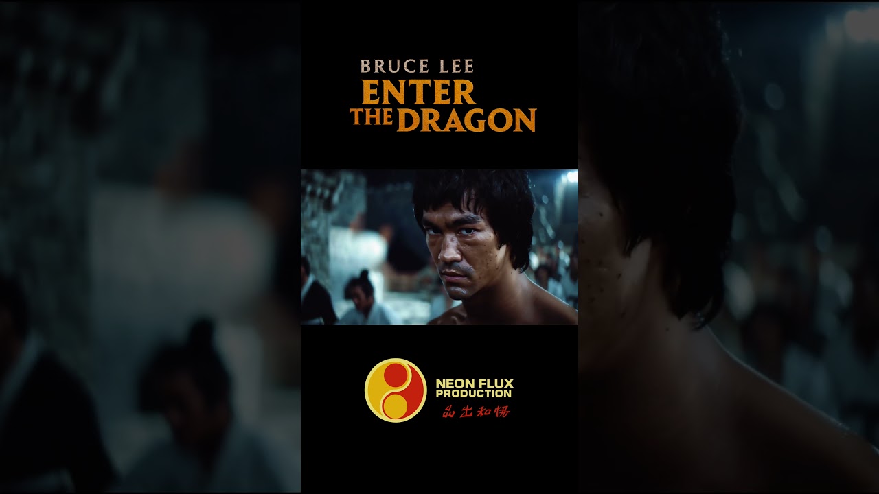 🔥 Bruce Lee AI Trailer | ENTER THE DRAGON (2025) - First Look 🐉🔥 #brucelee