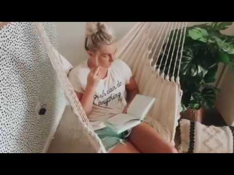Boho Indoor Macrame Hammock Swing Chair Setup by Limbo Imports Hammocks