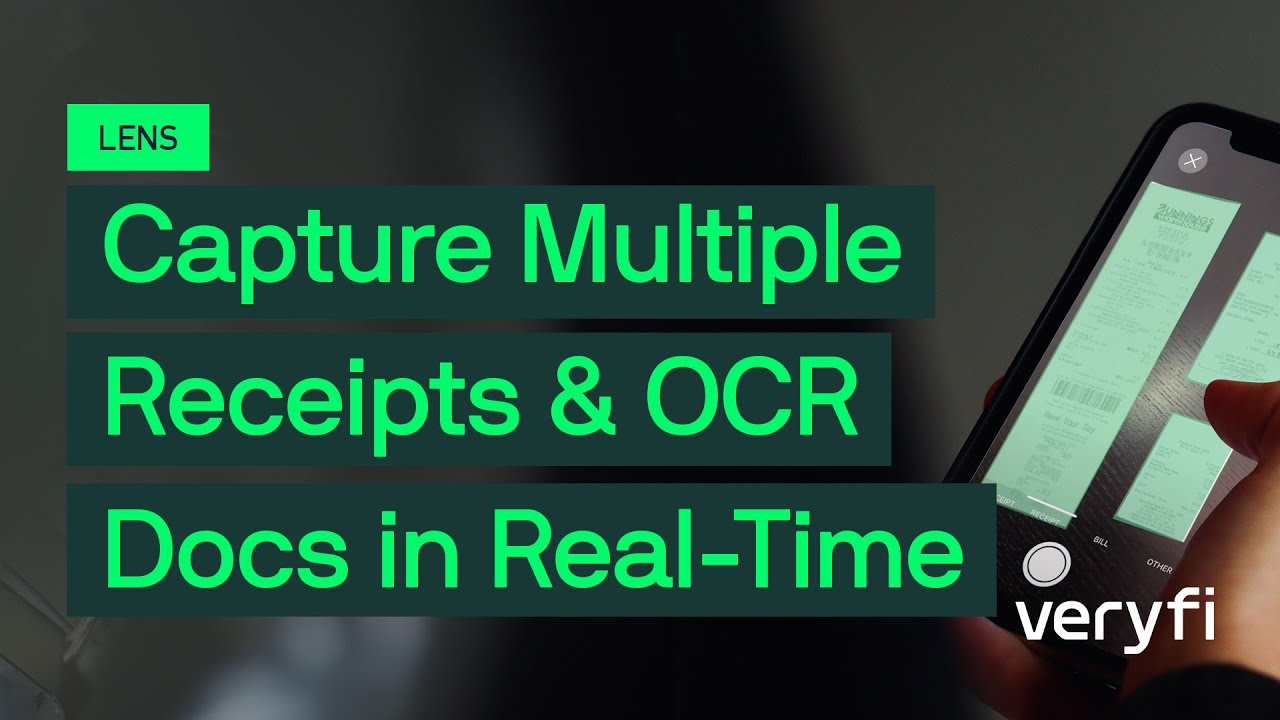 Intelligently Capture Multiple Receipts & OCR Documents in Real-Time