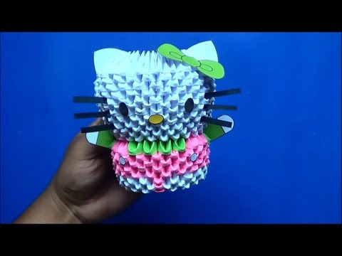 Origami 3D Hello kitty | The Secrets of Origami