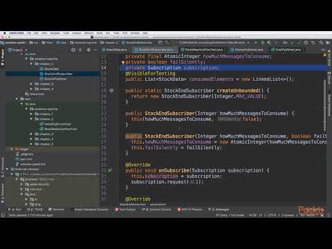 Learn Hands On Reactive Programming with Java 12 Consuming Messages Creating a Subscriber ...