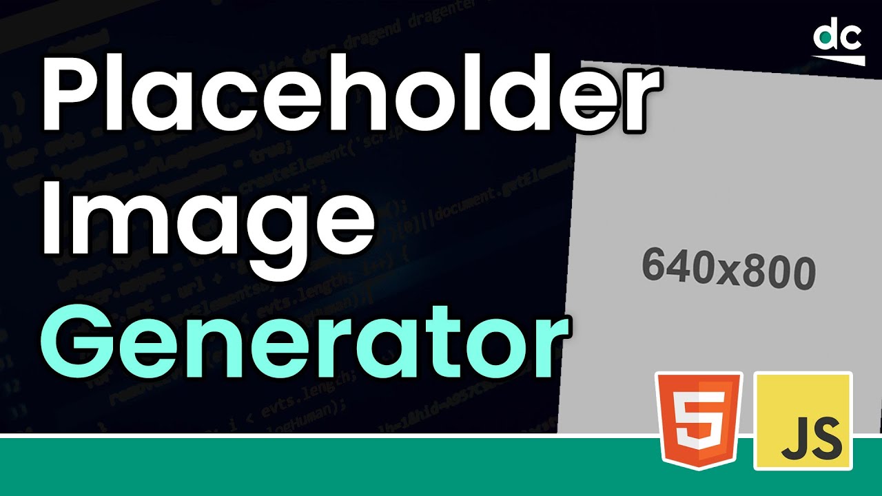 Build a Placeholder Image Generator with JavaScript & HTML5 Canvas