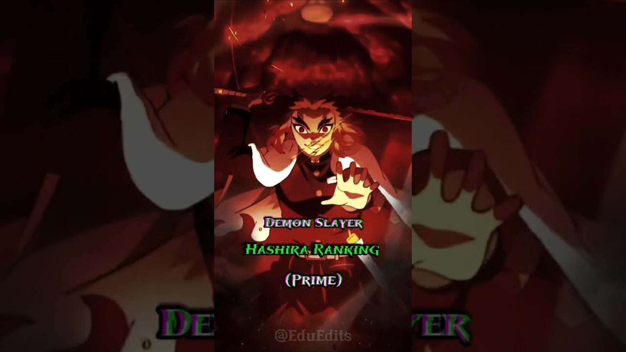 Demon Slayer - Hashira Ranking (Prime) #shorts