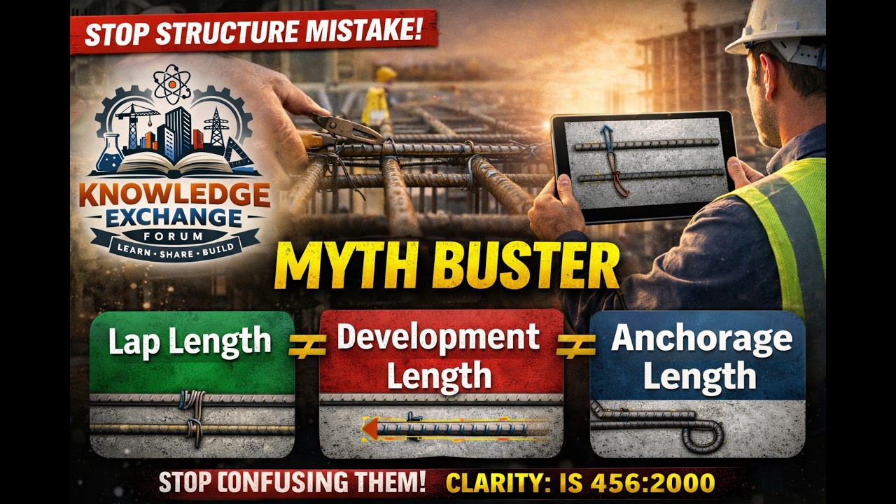 LAP VS DEVELOPMENT VS ANCHORAGE LENGTH
