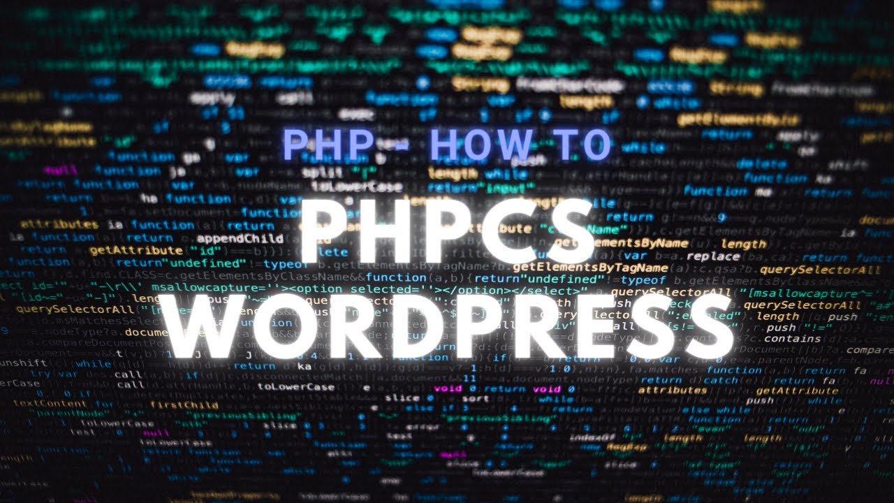 How to use PHPCS in WordPress