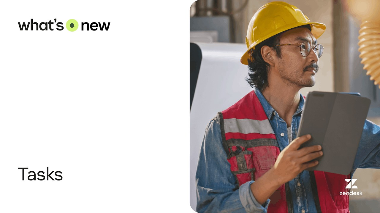 Tasks: Create step-by-step checklists for tickets to standardize workflows | What’s New