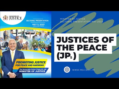 Sectoral Presentation 2022/2023 - Justices of the Peace