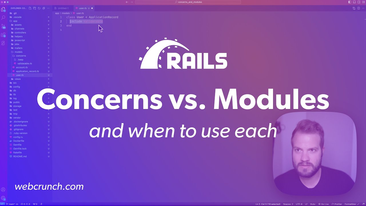 Rails Concerns vs. Modules and when to use each