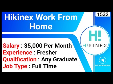 Hikinex Work From Home 2025 | WFH Jobs | Online Earn Money | Digital Marketing Specialist Jobs