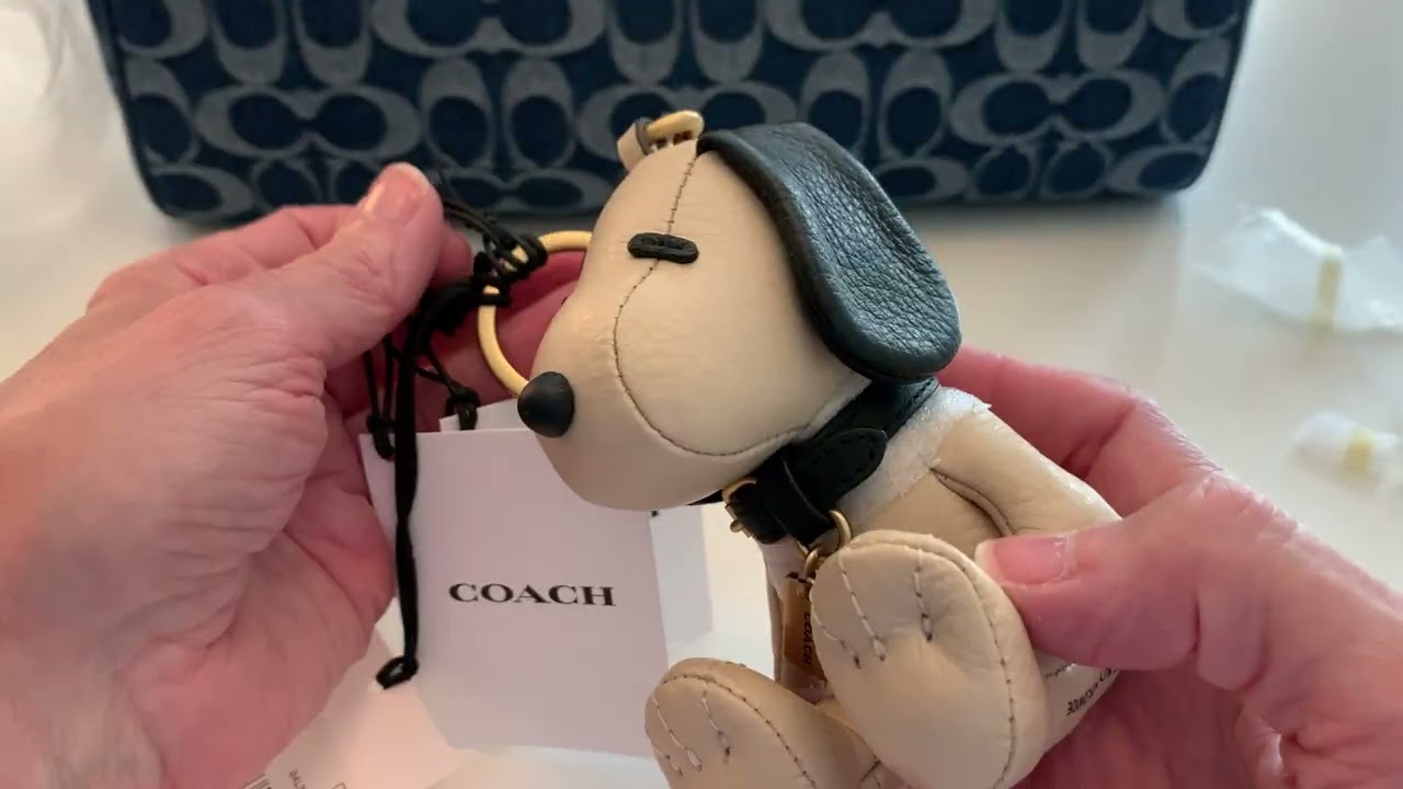 Coach X Peanuts 2025 | Snoopy Keychain Collectible #shorts #coach #snoopy