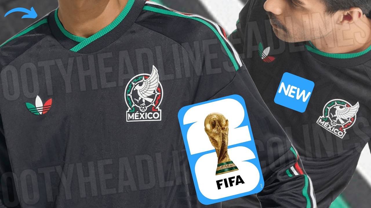 Mexico's third jersey for the 2026 World Cup, made by Adidas, is coming soon!