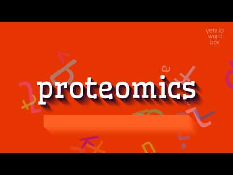 How to say "proteomics"! (High Quality Voices)