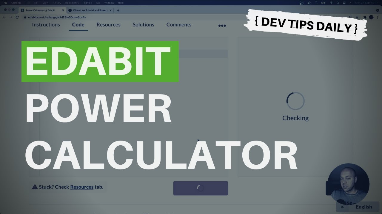 DevTips Daily: Edabit JavaScript coding challenge - Calculate Power