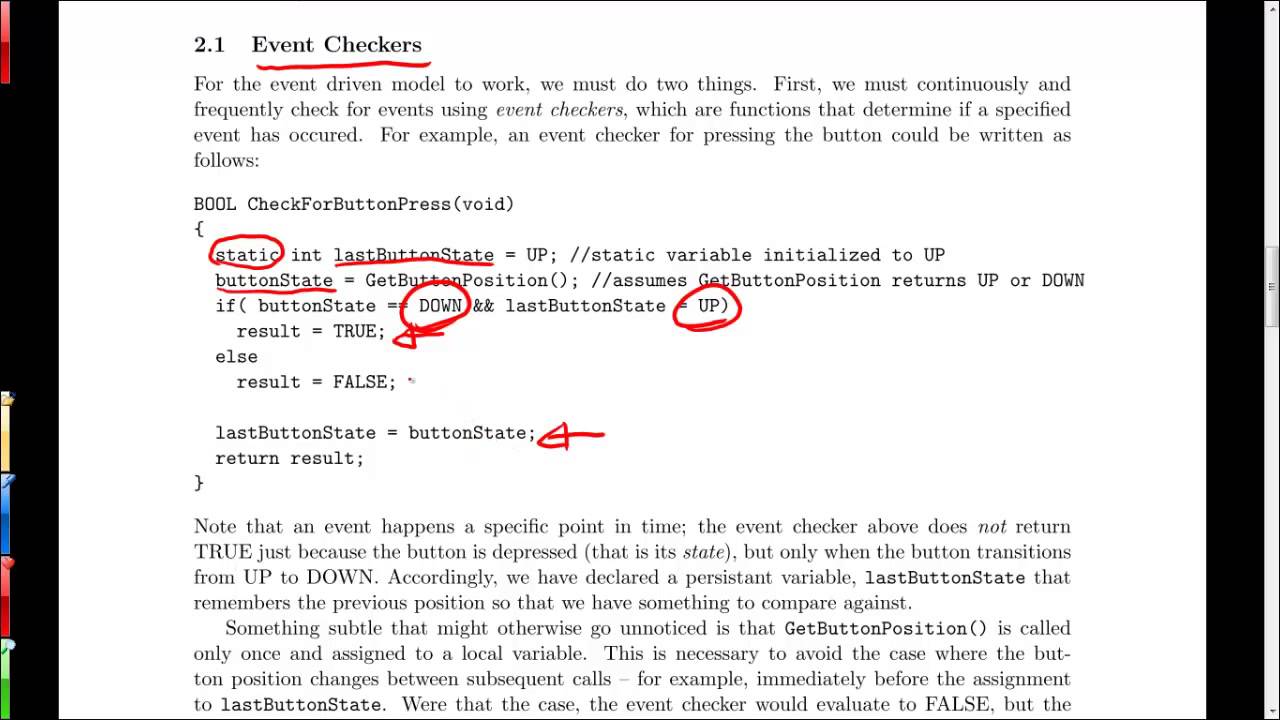 Event Driven Programming