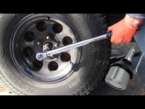 How to REPLACE Lower BALL JOINT on a FORD RANGER