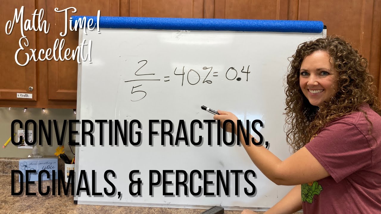 Converting Fractions, Decimals, and Percents | Middle School Math!