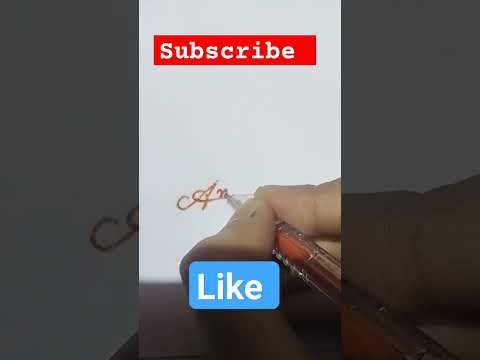 #Requested video Amisha name very easy signature. Subscribe my YouTube channel and like.