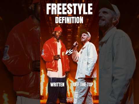 The REAL Definition of Freestyle in Hip-Hop 🎤 #hiphop #freestyle