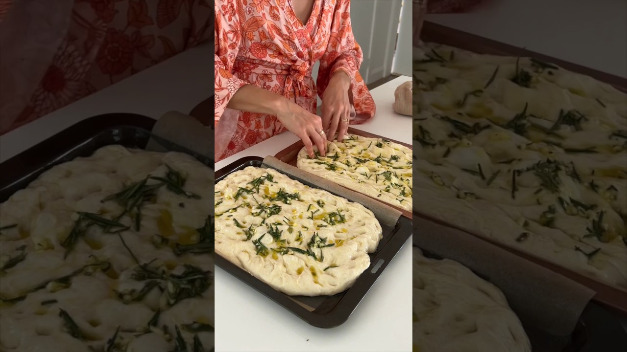 I have finally mastered the easiest focaccia recipe! Should I share HOW I make mine!? #focaccia