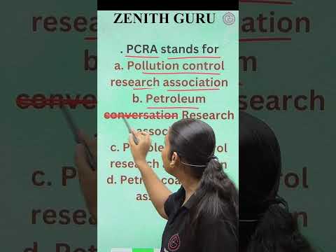PCRA Stand For | Rapid Science 016 | class 8 | By Nikki Ma'am