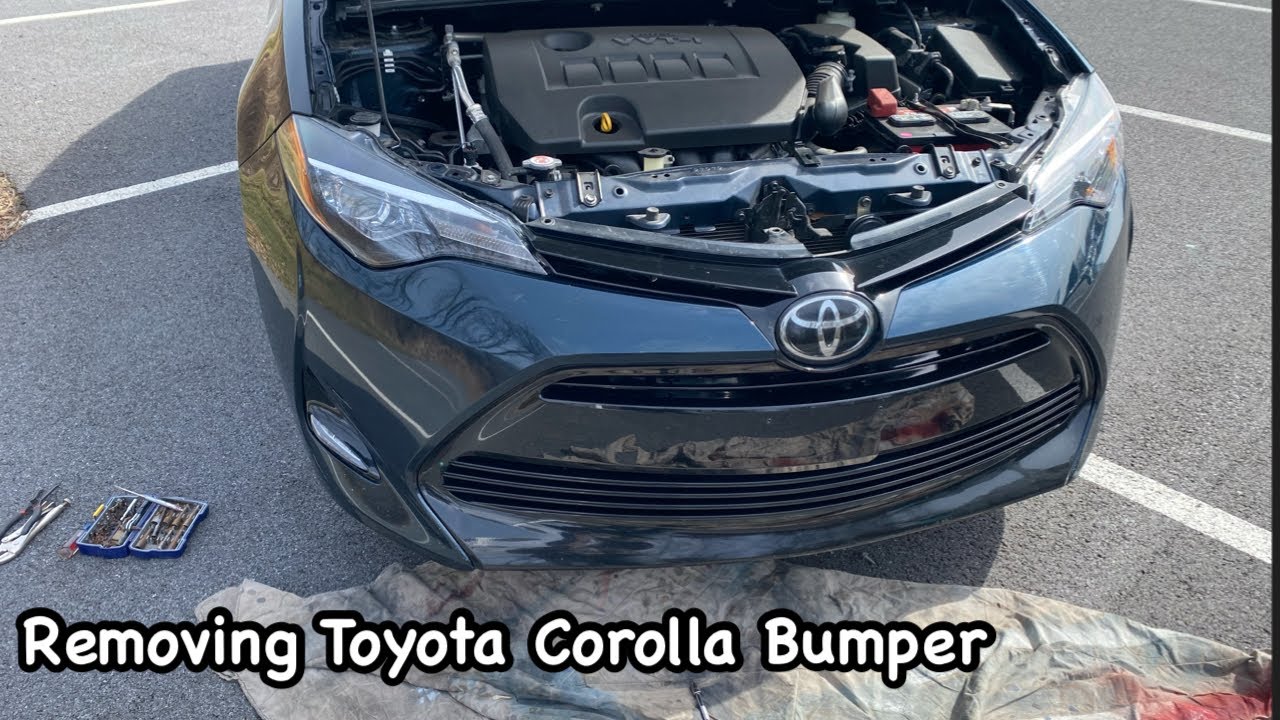 How to Remove and Replace a Front Bumper Cover Center Toyota Corolla (2018)