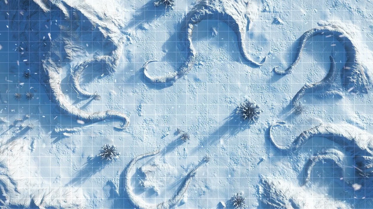 D&D | Rimewrithe Part 1 Grid | Animated Battle Maps