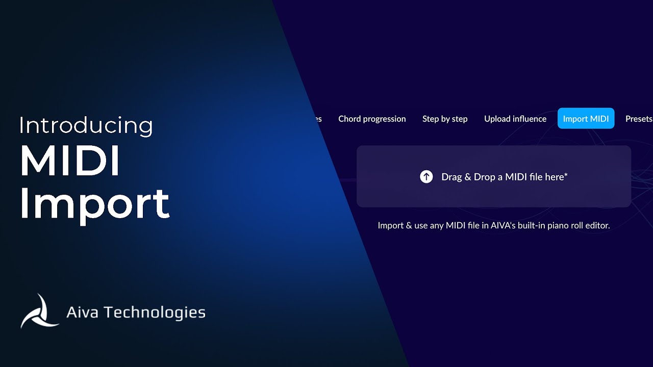 Introducing MIDI Import