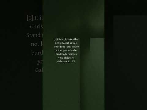 Galatians 5:1 NIV #GOD #jesuslovesyou #jesuschrist #holyspirit #motivation #lockin #repent