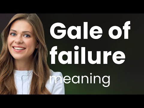 Understanding the Phrase "Gale of Failure": A Guide for English Learners