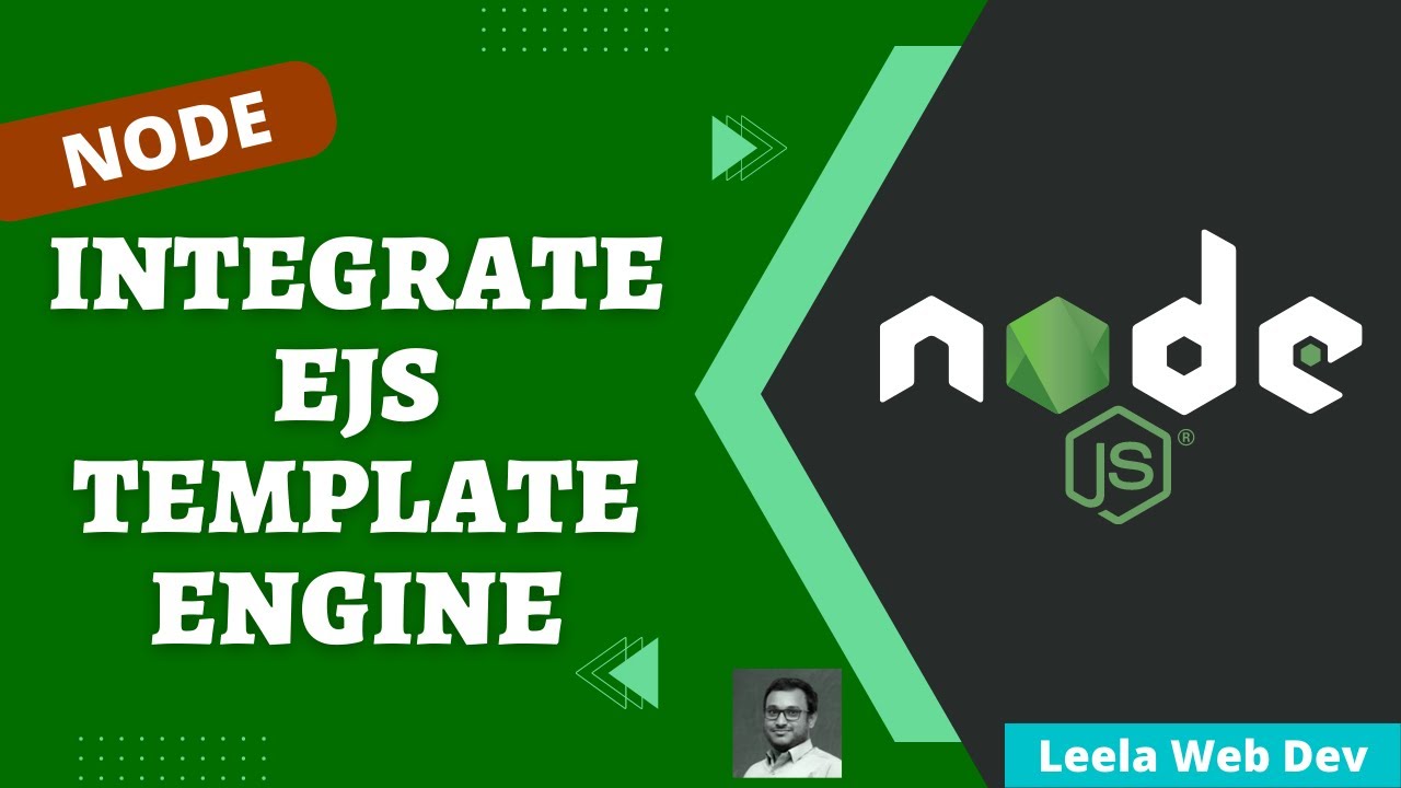 16. Install & Integrate EJS Embedded JavaScript Template engine in express Node Project - NodeJS